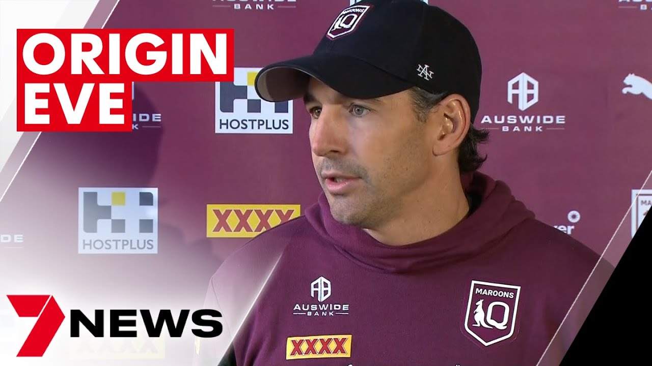 Queensland coach Billy Slater's full press conference before State of ...