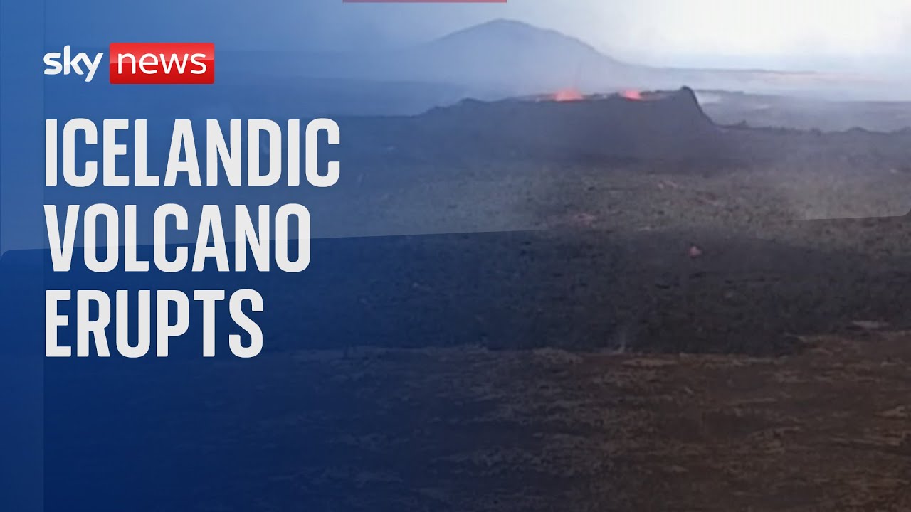 Watch live: Icelandic volcano near Reykjavik erupts - The Global Herald