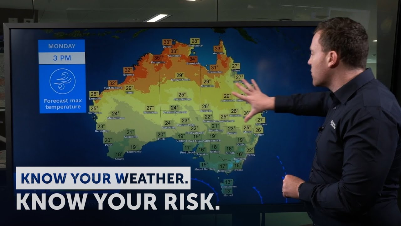 Australia Weather: Weather Update: National Weekly Weather Forecast ...