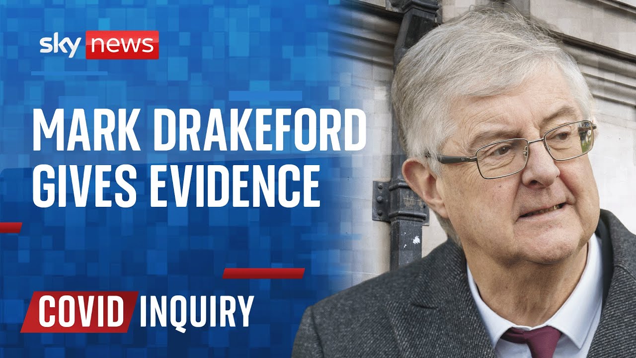 Watch live COVID Inquiry: First Minister of Wales Mark Drakeford ...