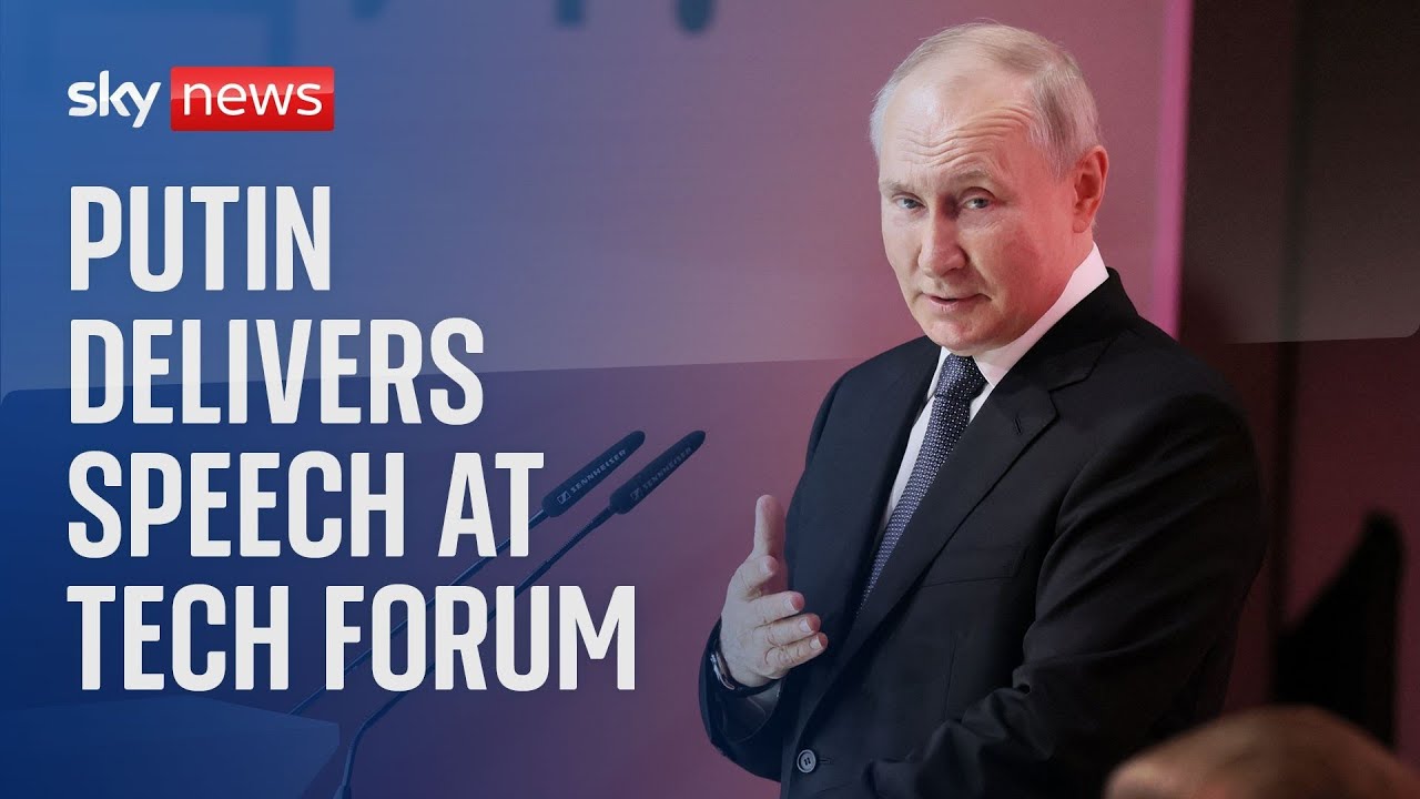 Watch live: Putin delivers speech at Tech Forum in Moscow - The Global ...