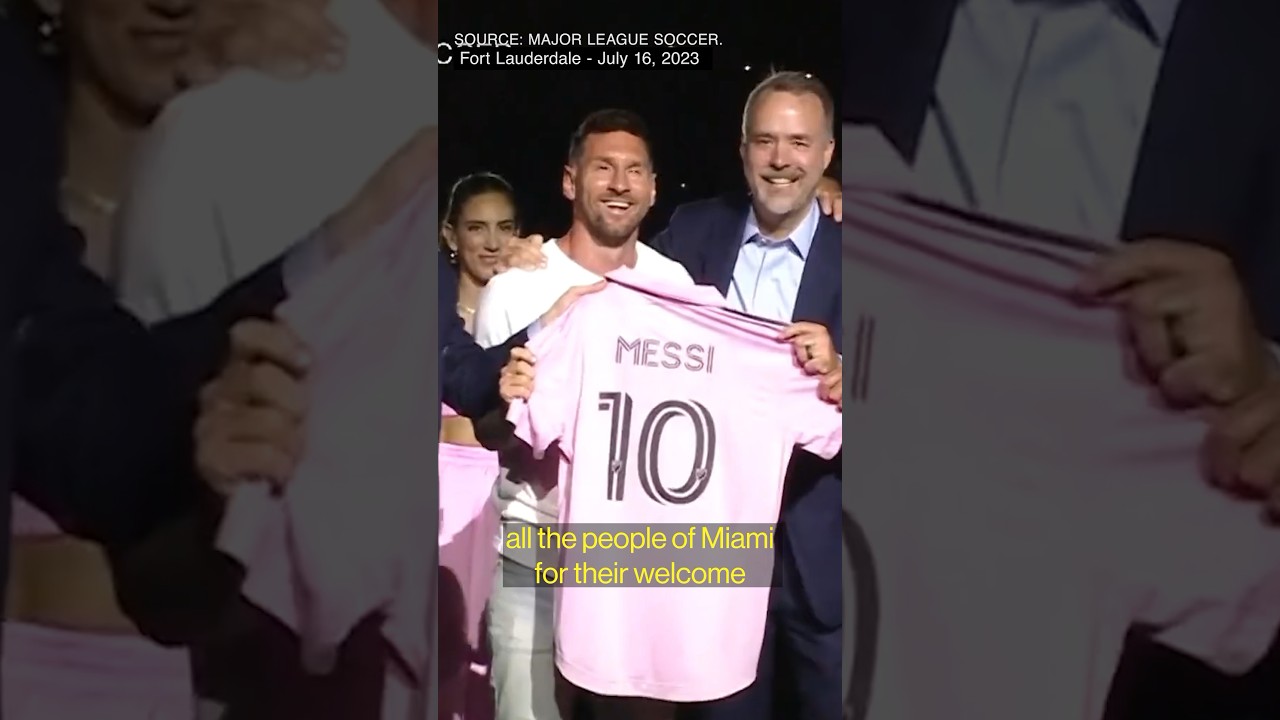World Cup Champ Messi Introduced to Inter Miami - The Global Herald