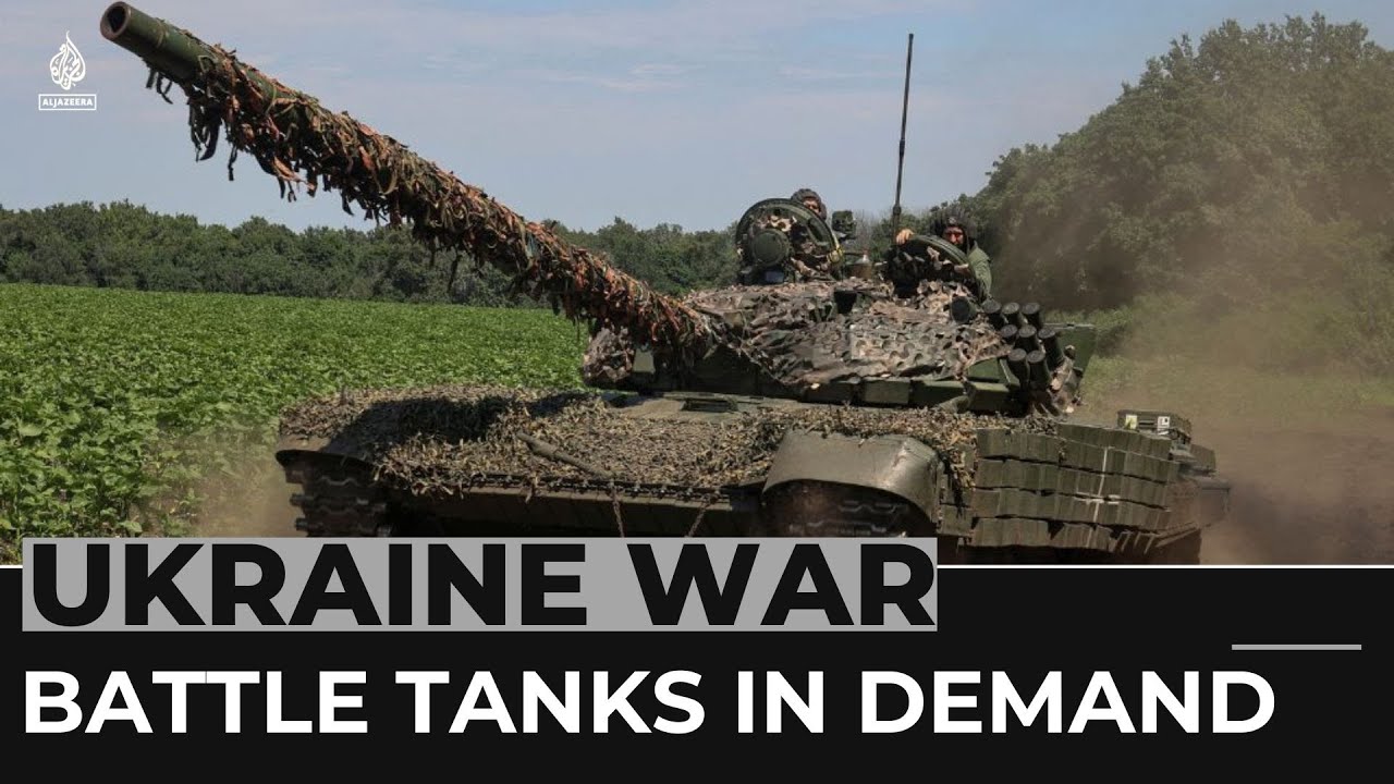 Battle tanks play a key role in Ukraine's counteroffensive advance ...