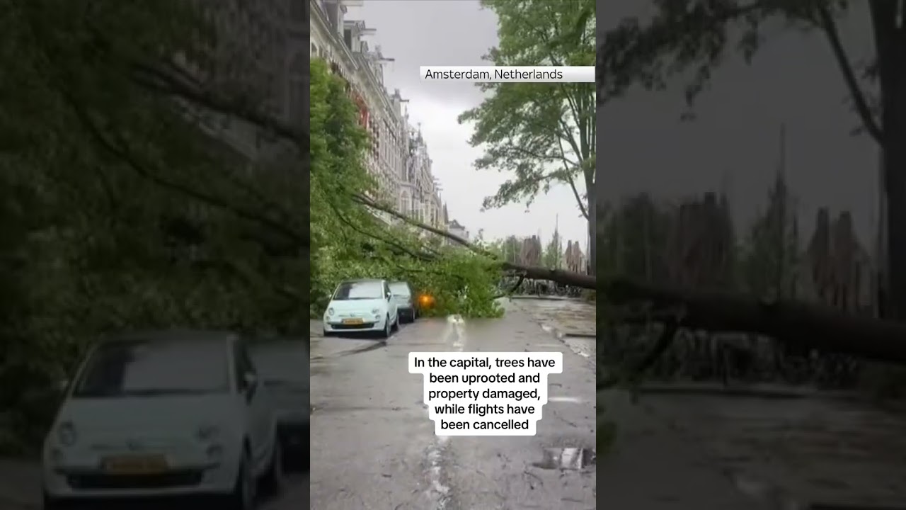 Millions of people across the Netherlands have been warned to stay ...