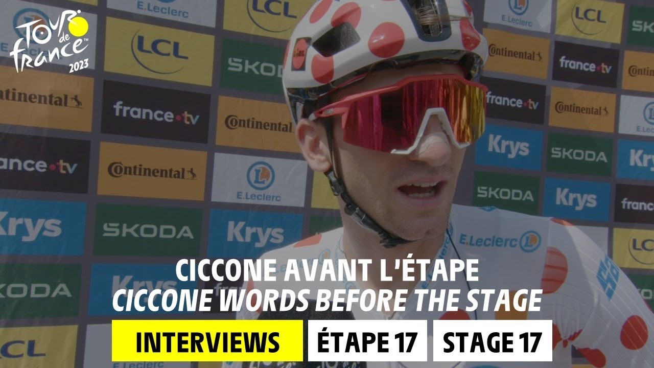 Ciccone Pre-race interview - Stage 17 - Tour de France 2023 - The ...