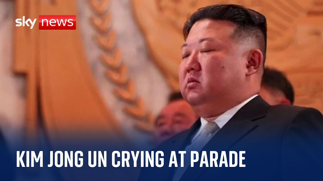 Kim Jong Un cries at parade marking 70th anniversary of the Korean War ...