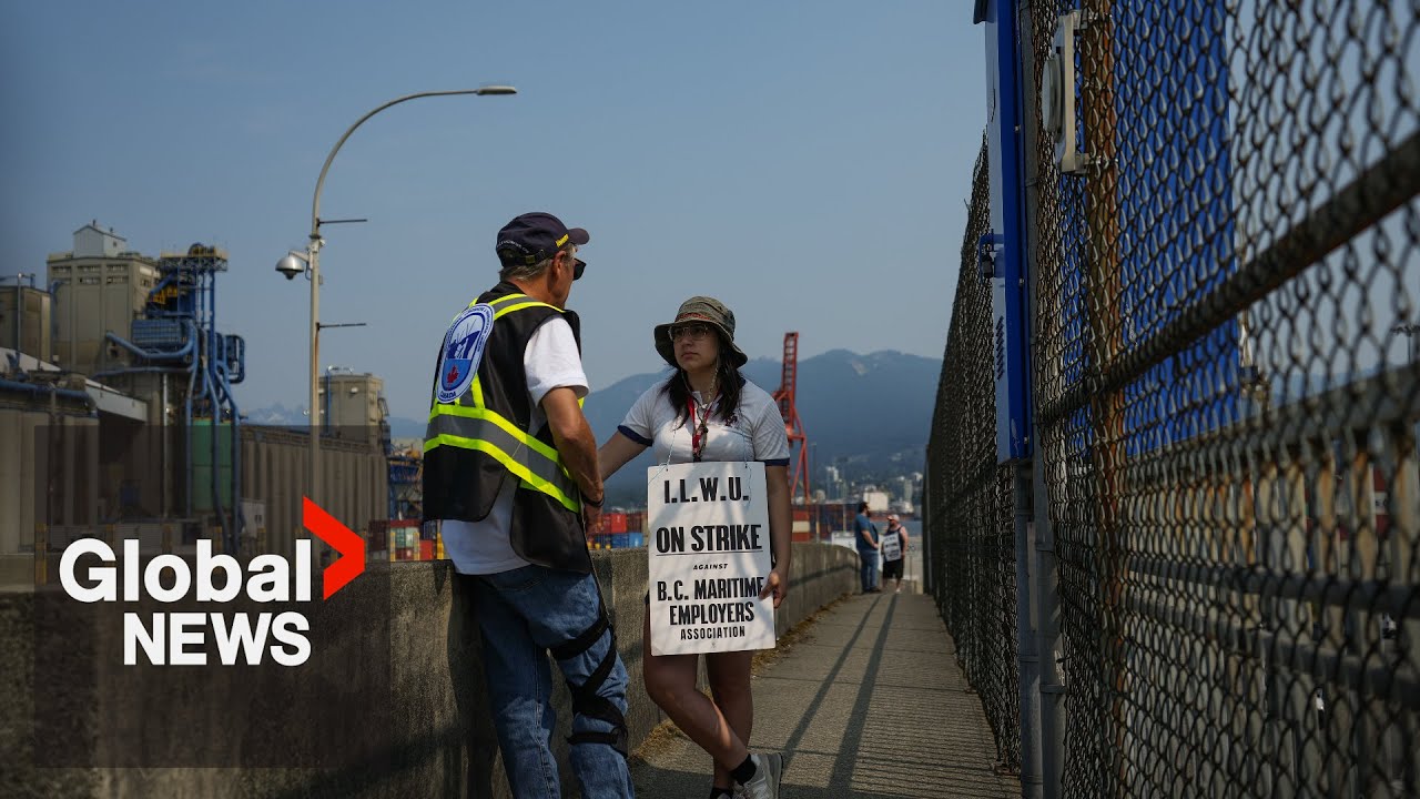 BC port strike having economic impact: "Stuck behind picket lines ...