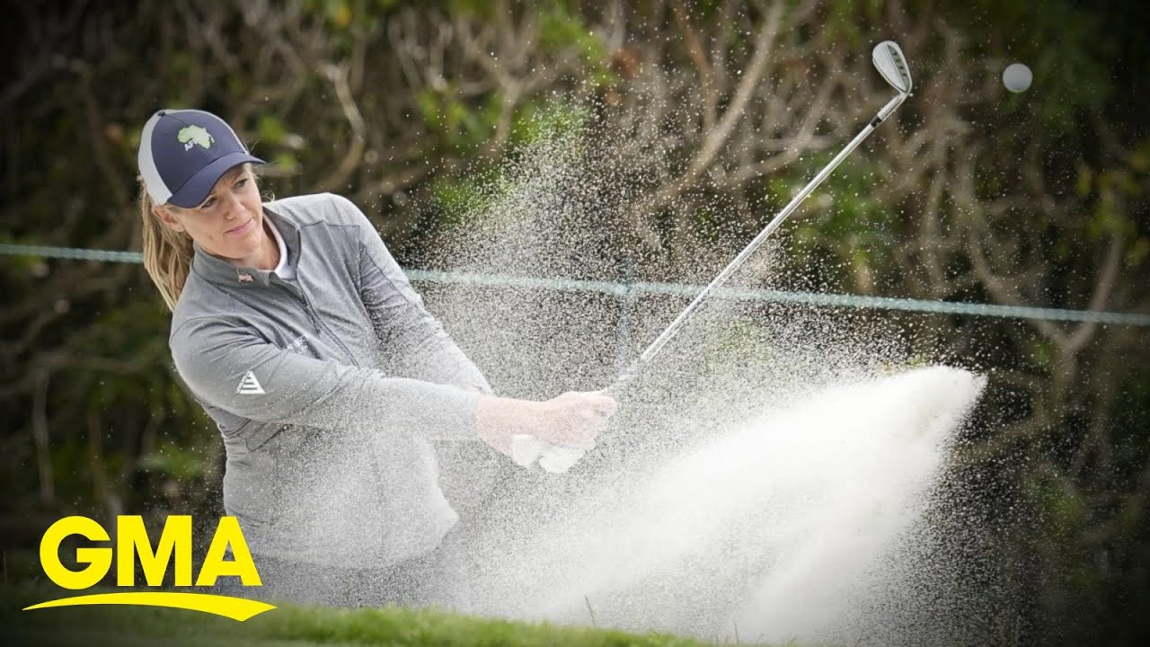 Golfer Amy Olson competes in US Women’s Open while 7 months pregnant l ...