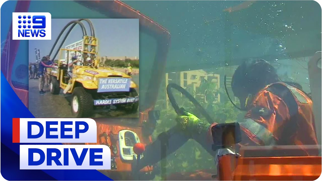 Car that can drive underwater across Darwin Harbour in the works | 9 ...