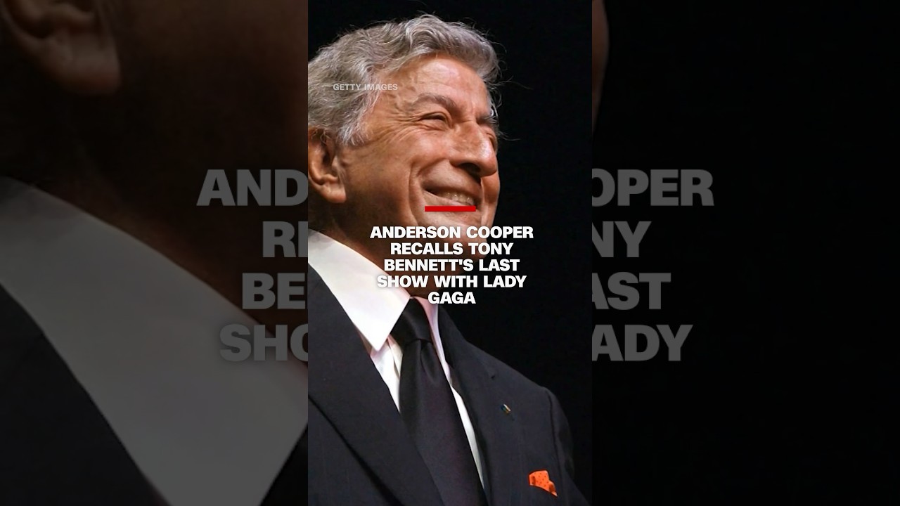 CNN's Anderson Cooper was backstage at Tony Bennett's last performance ...