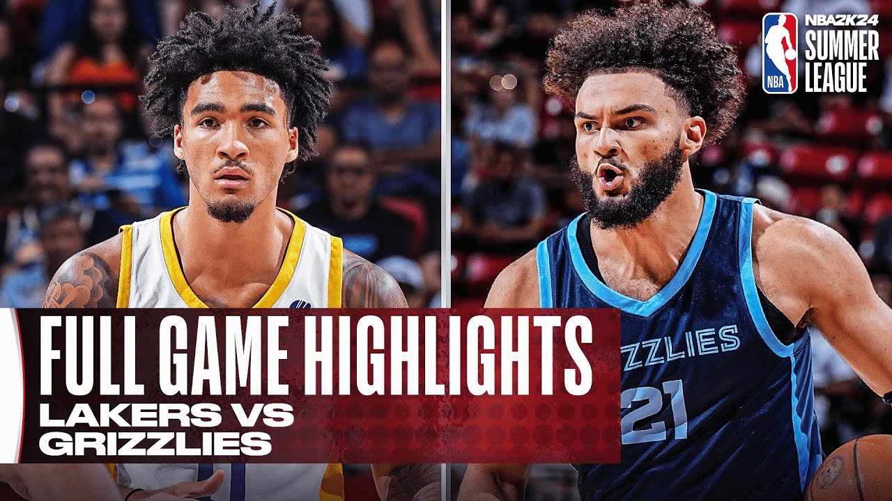 LAKERS vs GRIZZLIES | NBA SUMMER LEAGUE | FULL GAME HIGHLIGHTS - The ...