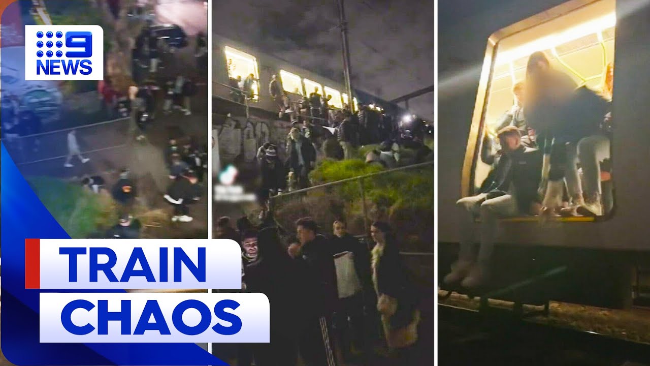 Frustrated commuters took action during train chaos in Melbourne | 9 ...