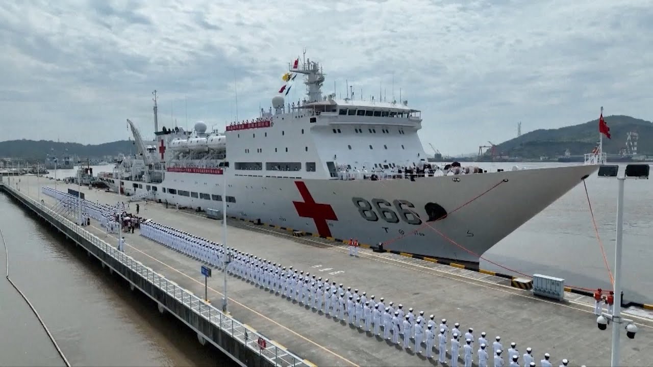 Chinese naval hospital ship sets sail for South Pacific - The Global Herald