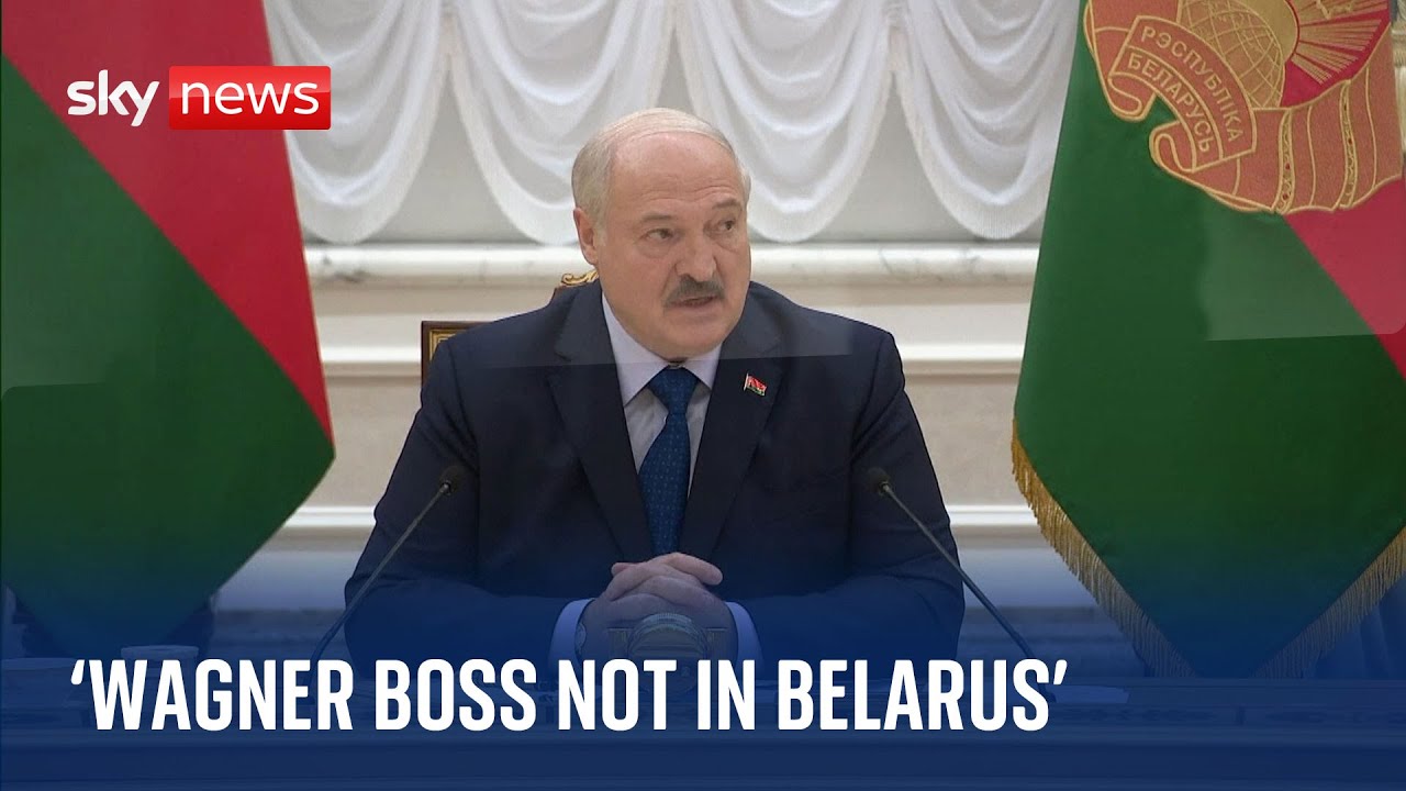 Lukashenko: Wagner boss Prigozhin is in Russia and not in Belarus - The ...