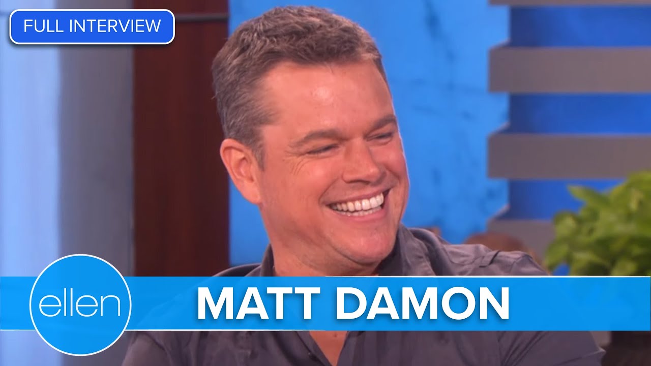 Matt Damon's Full Interview on The Ellen Show - The Global Herald
