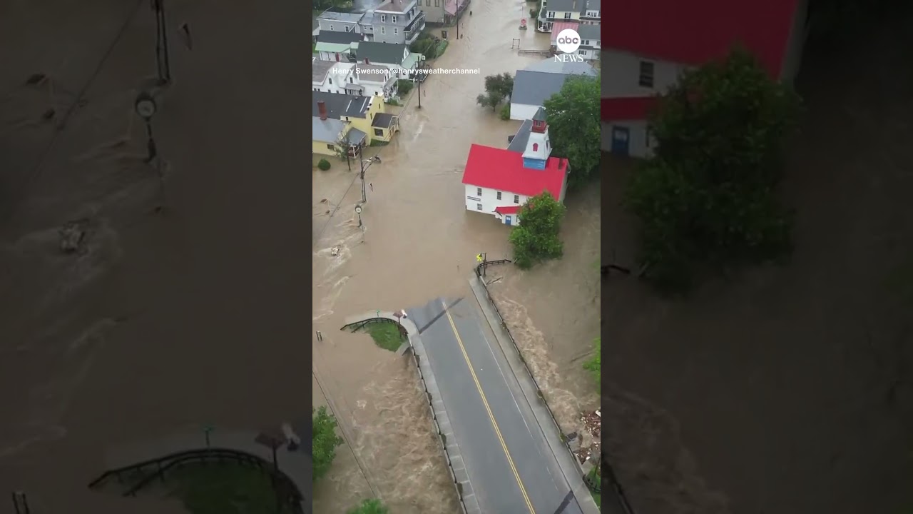Cars swept away as heavy rains and flooding hit Vermont | ABC News ...