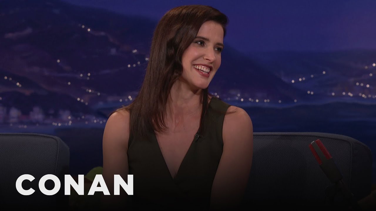 Cobie Smulders Loved Working With Arnold Schwarzenegger | CONAN on TBS ...