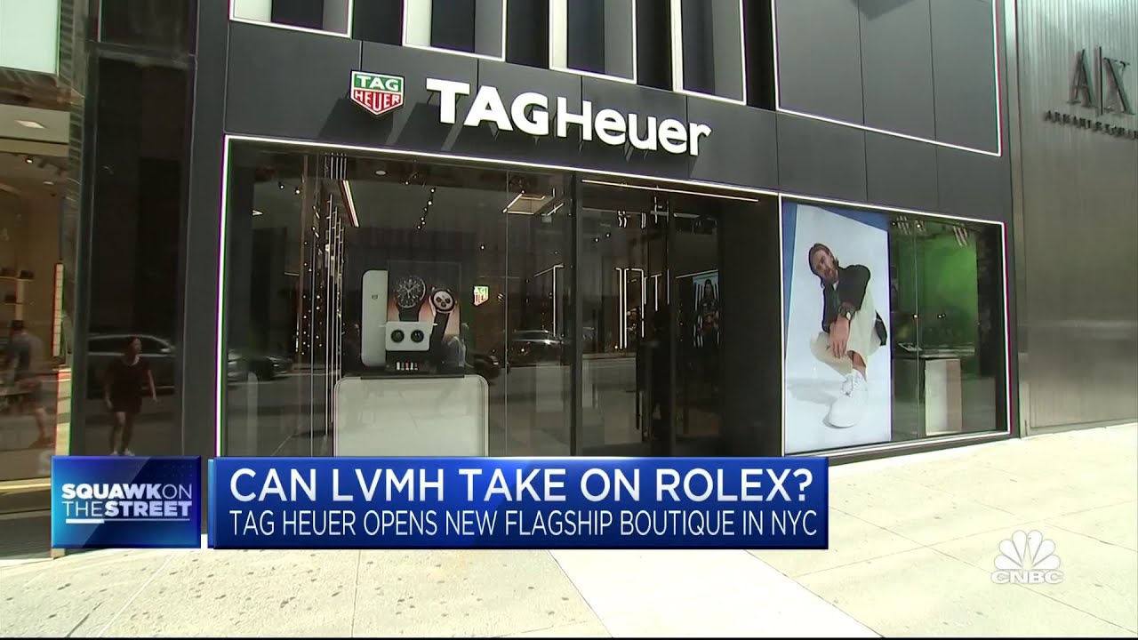 LVMH takes on Rolex: Tag Heuer opens new flagship store in New York ...