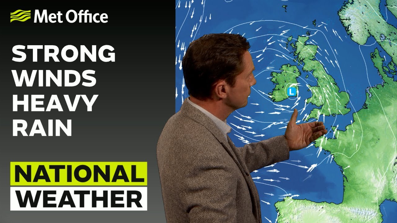 13/07/23 – Heavy rain and strong winds – Evening Weather Forecast UK ...