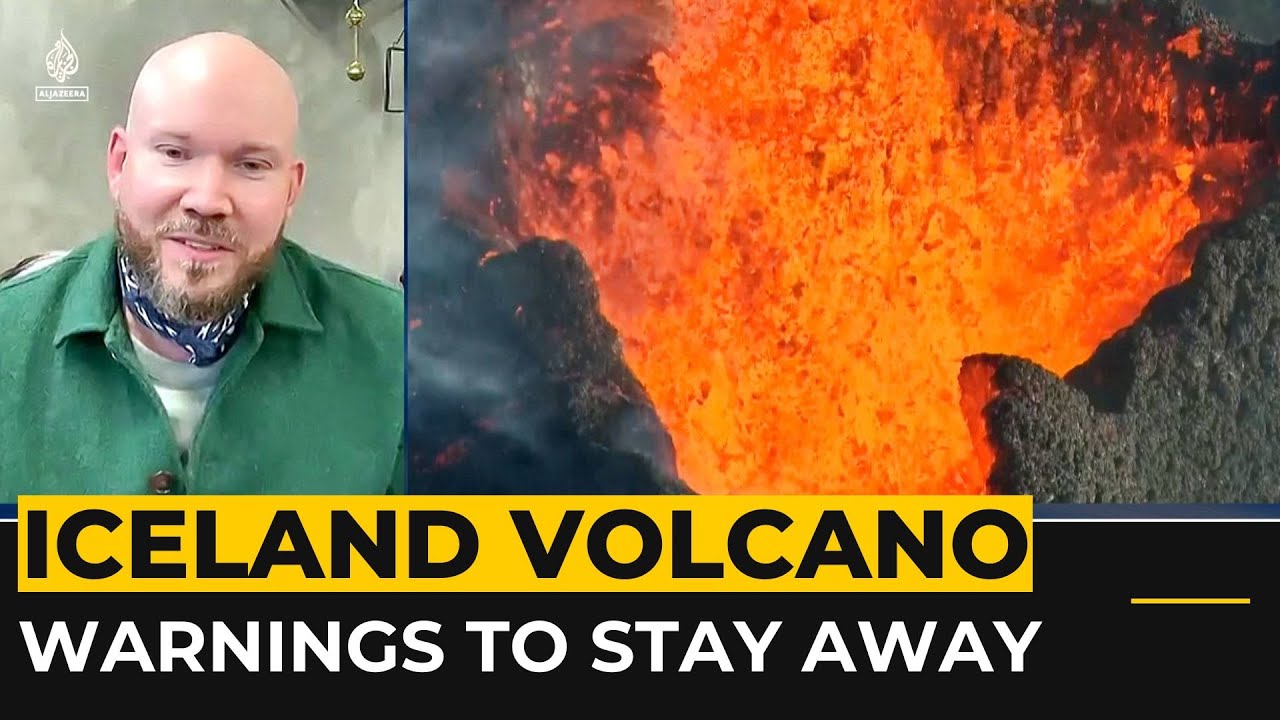 Iceland warns tourists to stay away from lava-spewing volcano - The ...
