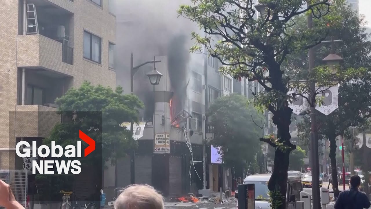Tokyo explosion: Blast rips through downtown building, injuring 4 - The ...