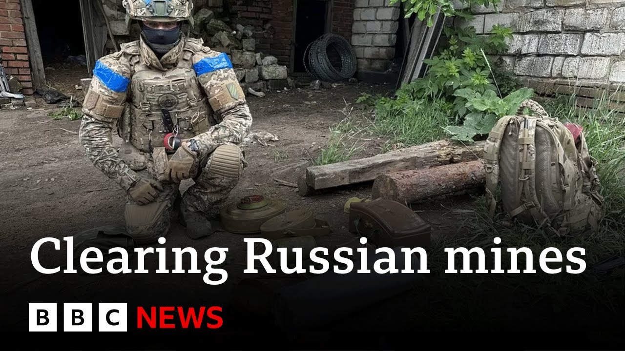 Russia's minefields holding up Ukraine's counter-offensive - BBC News ...