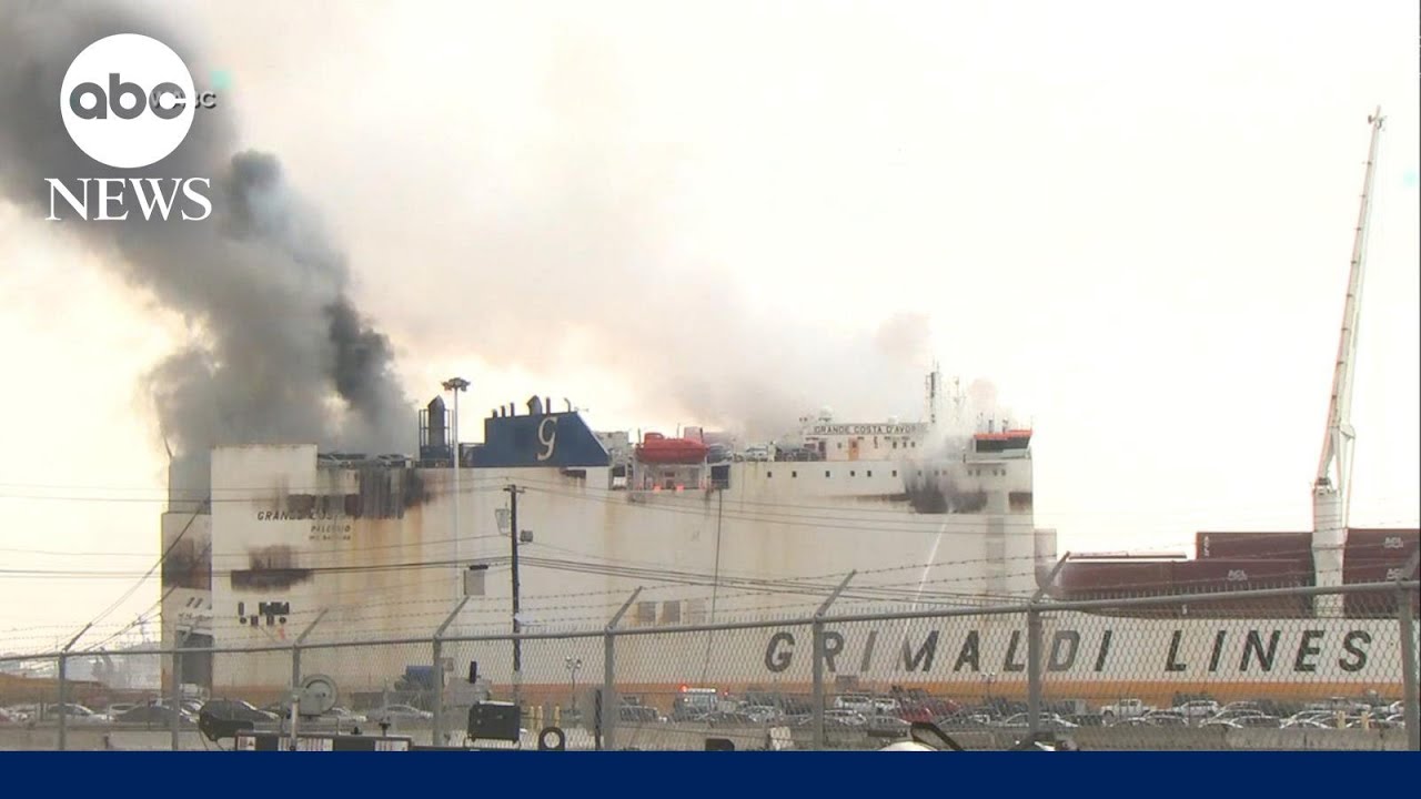 New Jersey governor says deadly ship fire will burn 'a few more days ...