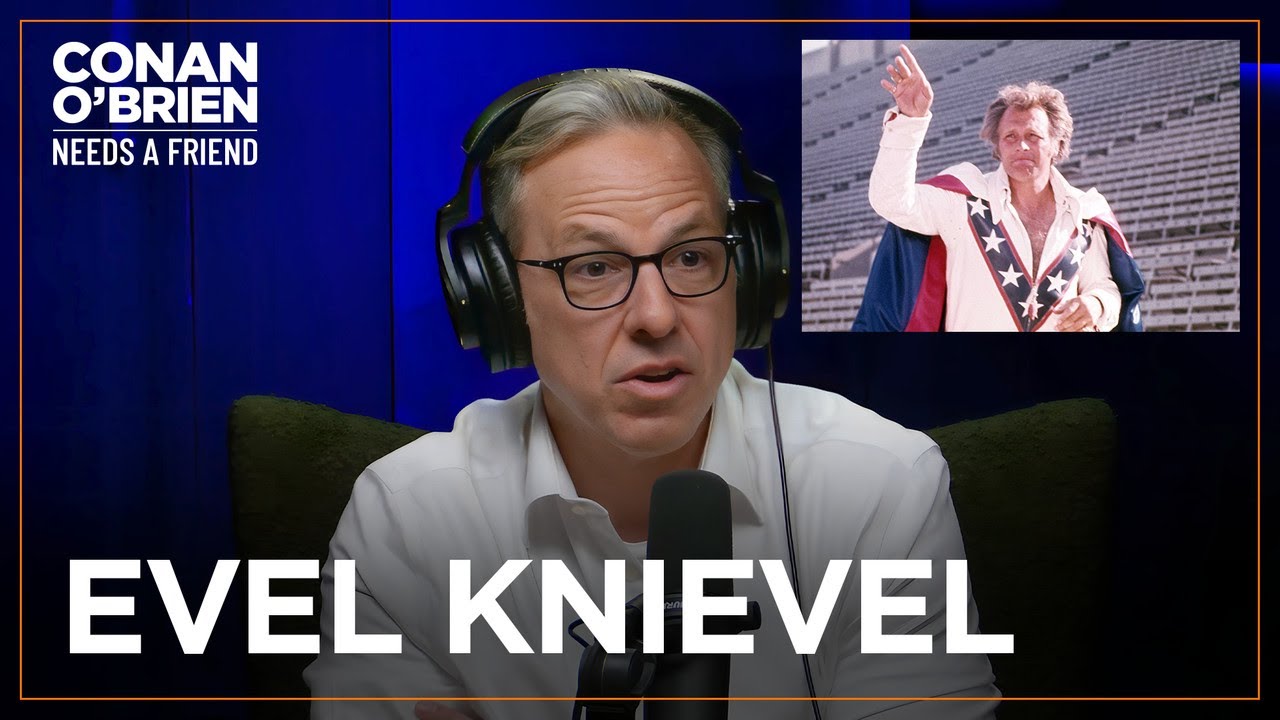 Jake Tapper & Conan Remember Evel Knievel’s Wild Stunts | Conan O'Brien ...