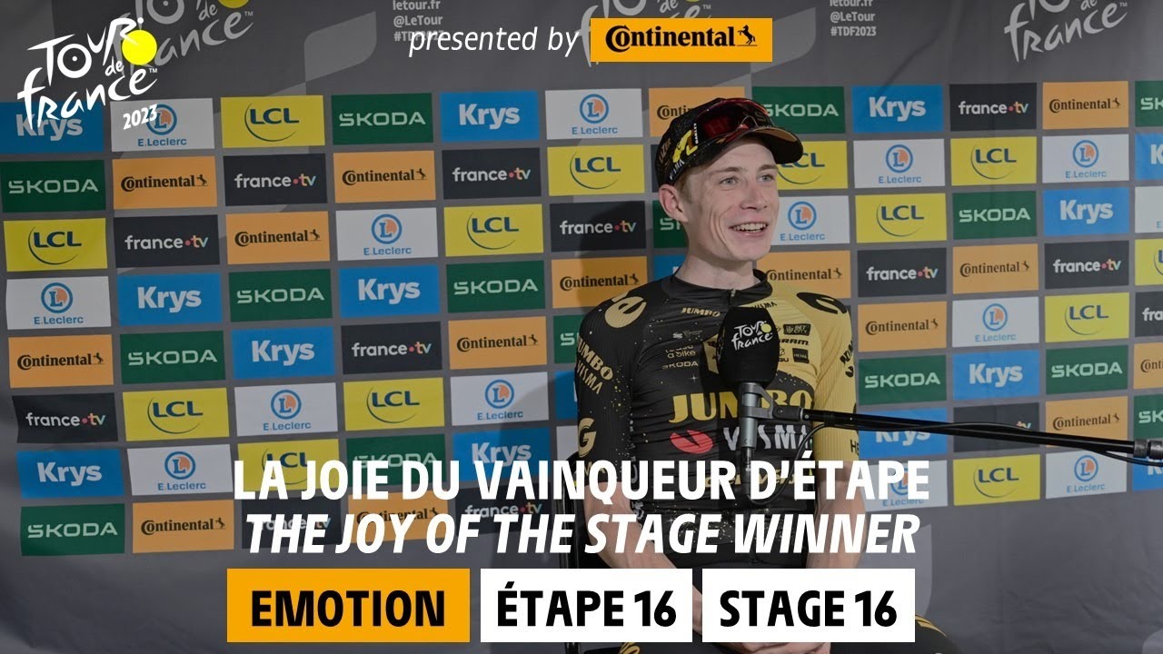 Winner's emotion - Stage 16 - Tour de France 2023 - The Global Herald