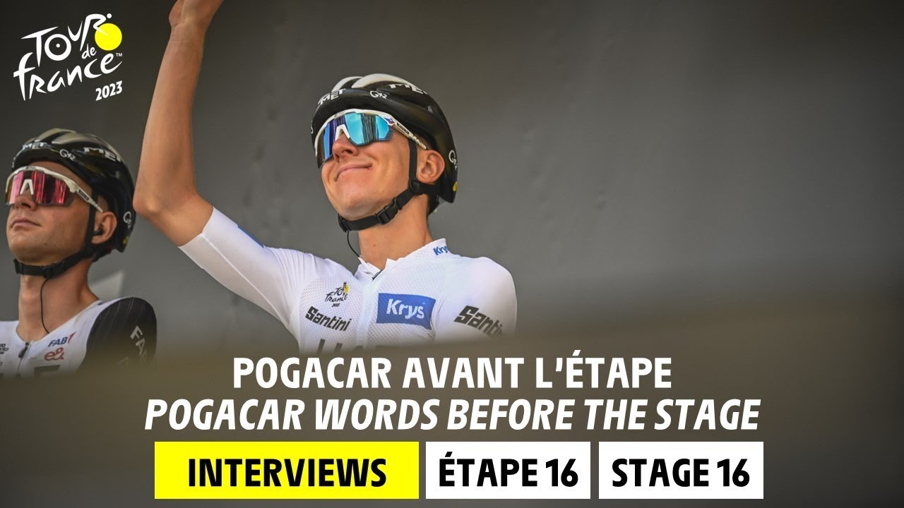 Pogacar Pre-race interview - Stage 17 - Tour de France 2023 - The ...