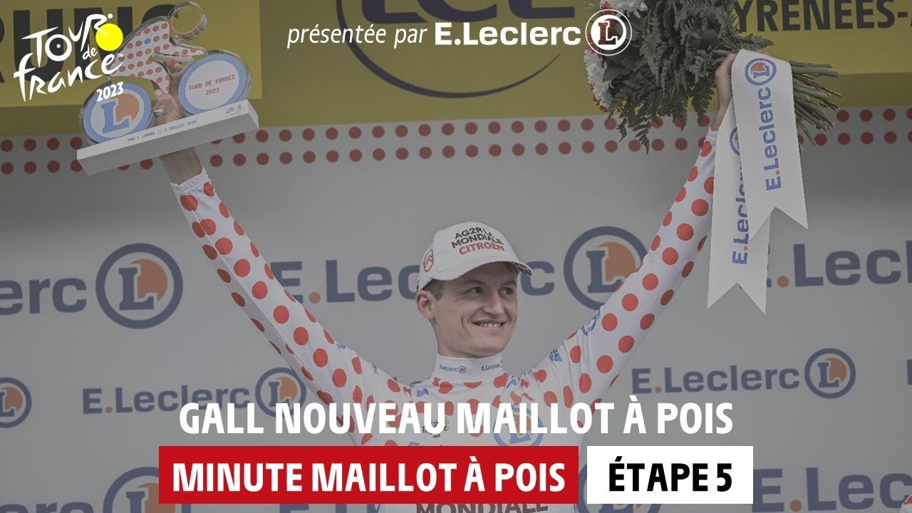 E.Leclerc Polka Dot Jersey Minute - Stage 5 - Tour de France 2023 - The Global Herald