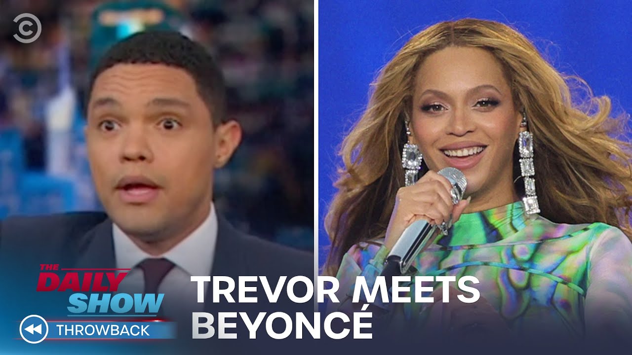 Trevor Noah Starstruck by Beyoncé on Oscar Night - Between the Scenes ...