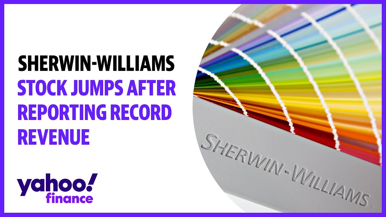 Sherwin-Williams stock jumps after reporting record revenue - The ...
