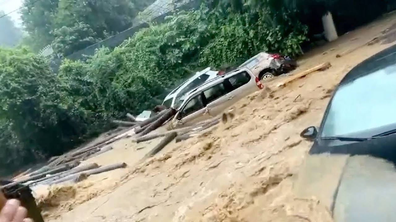 Heavy rainfall unleashes severe flood in China's Hunan Province - The ...