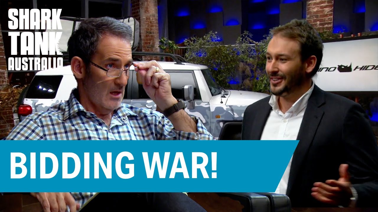 The Sharks Get In A Bidding WAR Over Rhinohide! | Shark Tank AUS - The ...