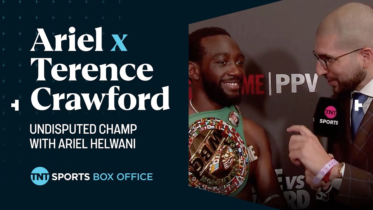 History-Maker Terence Crawford & Ariel Helwani After Becoming First Two ...