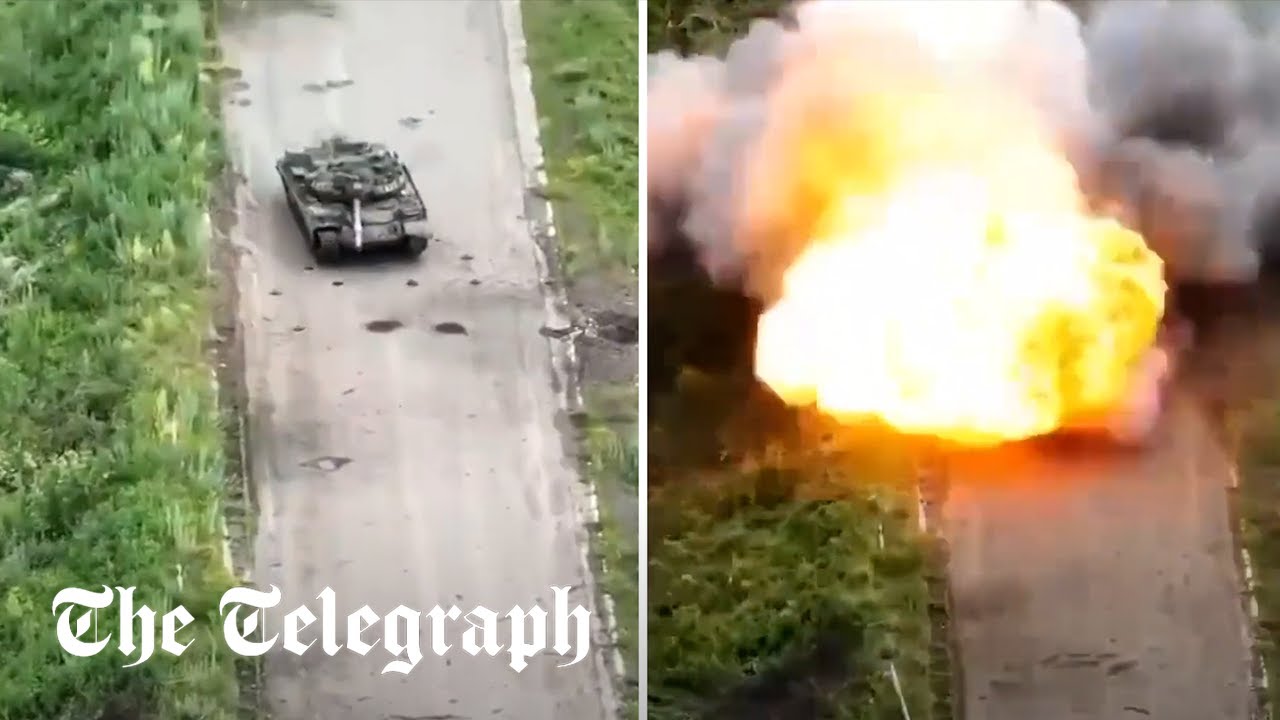 Russian troops drive tank into their own mine in Bakhmut - The Global ...
