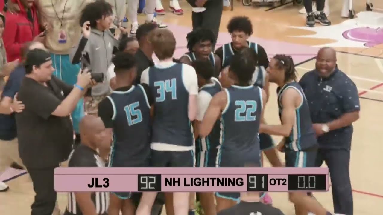 INSANE 2OT ENDING JL3 vs NH Lightning | NIKE EYBL PEACH JAM - The ...