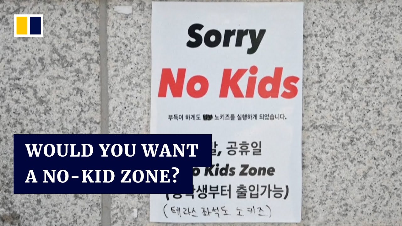 ‘No-kid zones’: South Korean lawmaker combats facilities barring ...