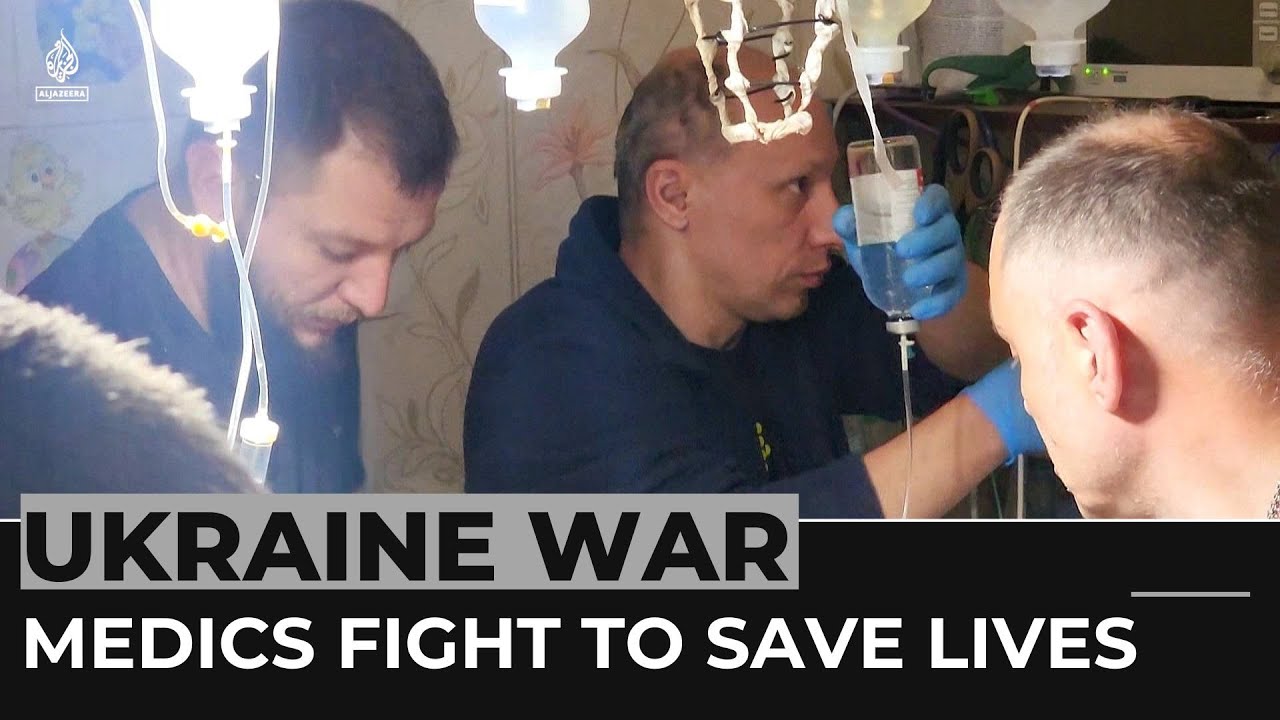 Ukrainian army medics fight to save lives near front line - The Global ...