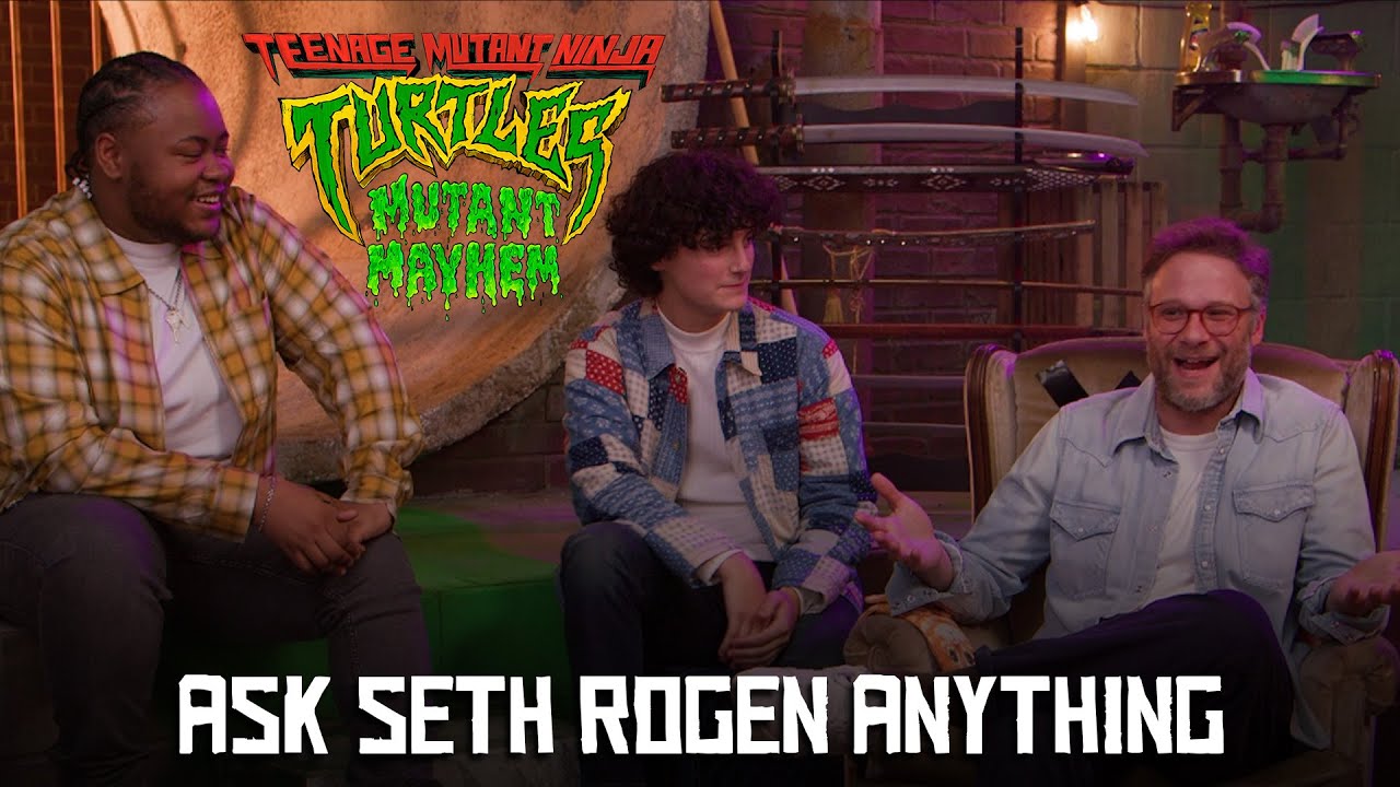 Ask Seth Rogen Anything | Teenage Mutant Ninja Turtles: Mutant Mayhem ...