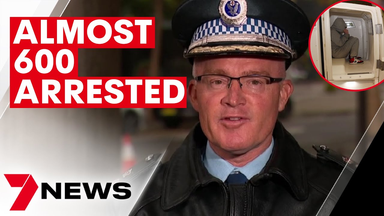 600 people have been arrested by NSW police in a four-day high-impact ...