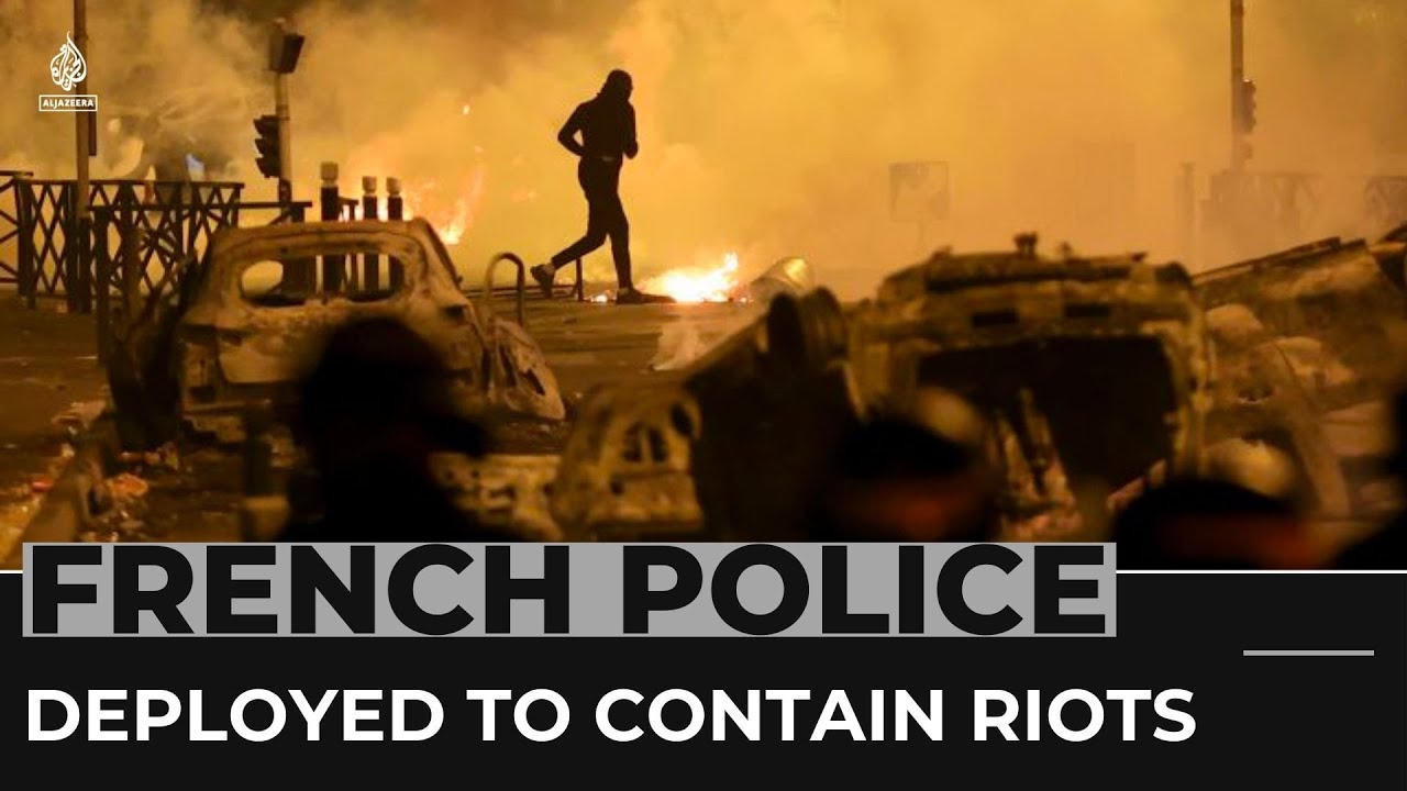 French police deployed to contain riots as hundreds arrested - The ...