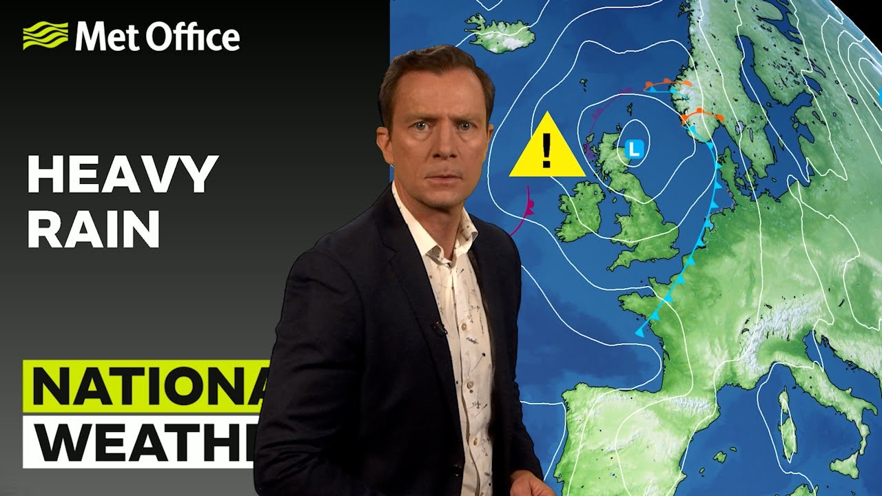 10/07/23 – Wet Monday for Most – Afternoon Weather Forecast UK – Met ...