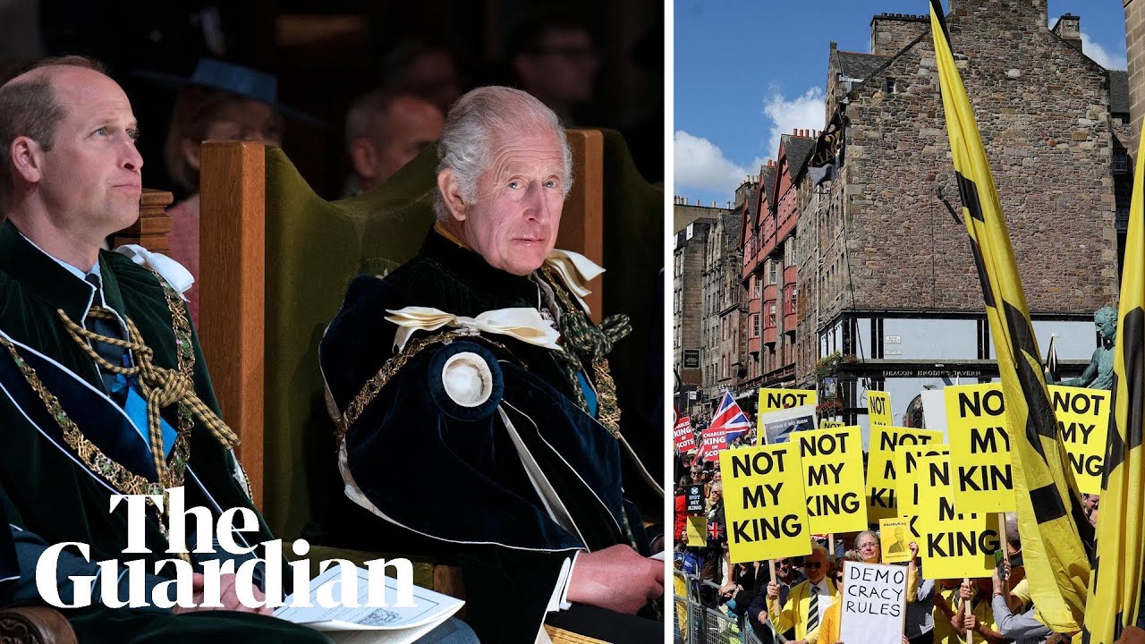 King Charles concludes Scottish coronation in day marked by protests ...