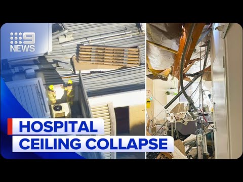 Ceiling partially collapses into hospital ward in Melbourne's north ...