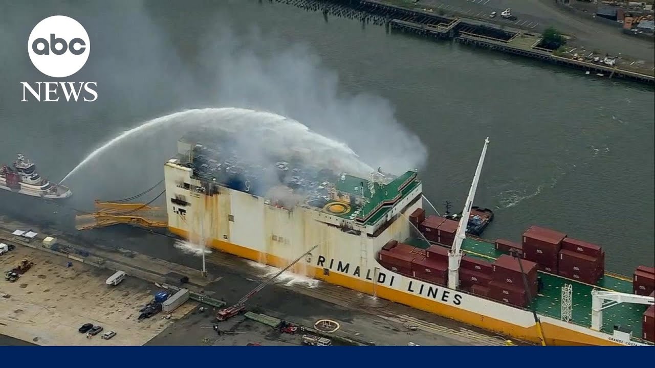 Deadly cargo ship fire | GMA - The Global Herald