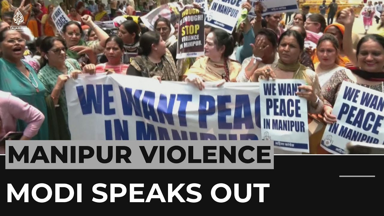 Manipur violence: Modi speaks out after graphic video emerges - The ...