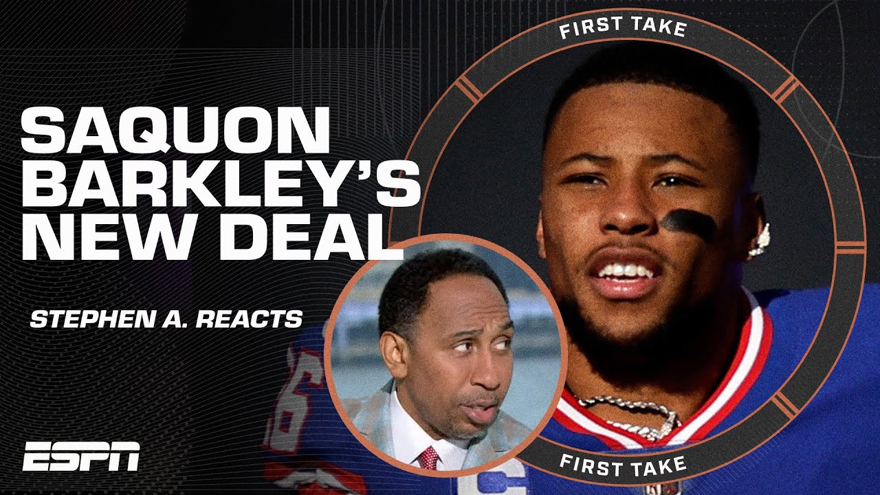 Stephen A. reacts to Saquon's new deal: He made the right decision, but ...