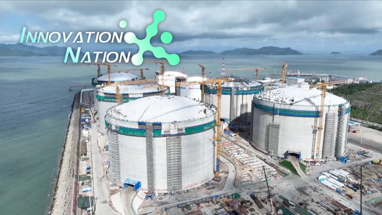 Construction of 5 super-sized LNG storage tanks completed in S China ...
